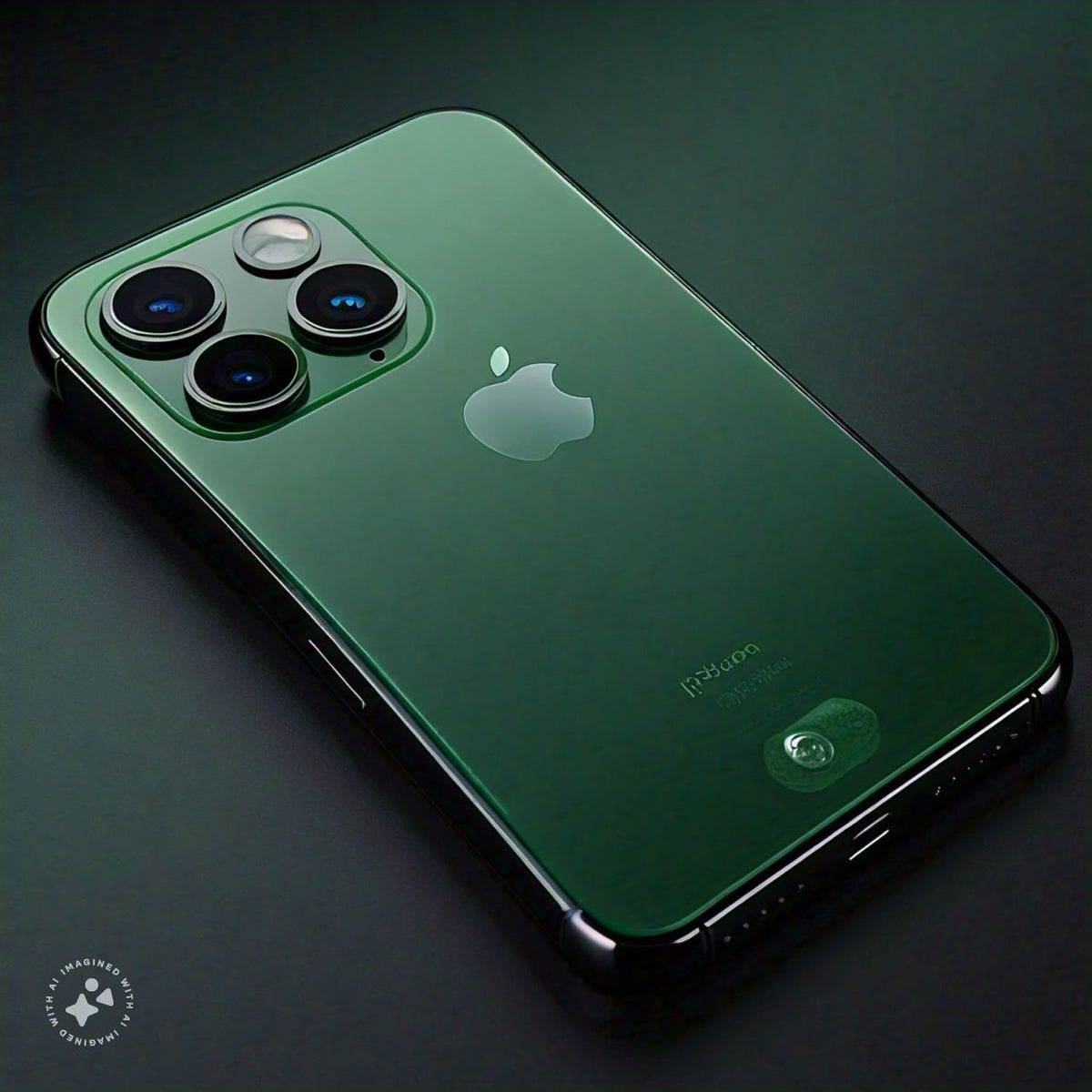 Material Composition of iPhone 13 Pro Max Back Glass Green — E-Tech61